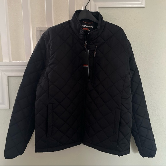 Hawke & Co | Jackets & Coats | Hawke Co Black Quilted Puffer Jacket ...